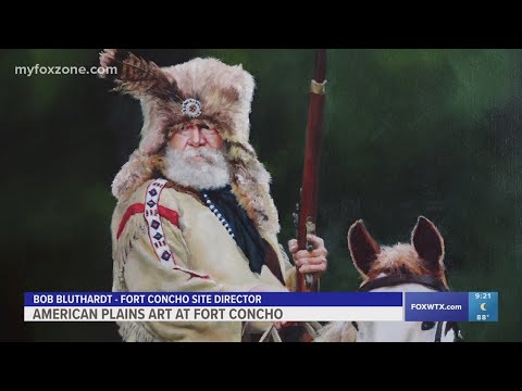 American Plains artwork on display at Fort Concho