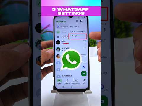 3 Best Hidden WhatsApp Settings You May Know | WhatsApp Settings | WhatsApp Tips and Tricks #shorts