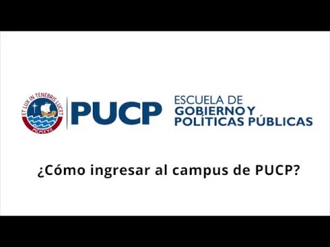 ¿Cómo ingresar al campus virtual de PUCP? - EGPP