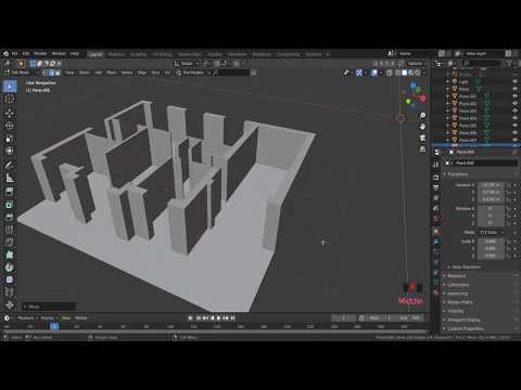 How To Make 3D Floor Plan In Blender - Tutorials, Tips and Tricks ...