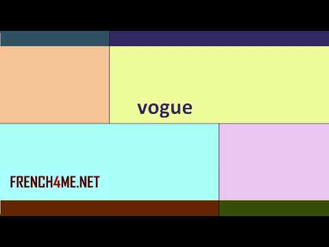 French For Beginners I How to pronounce I vogue