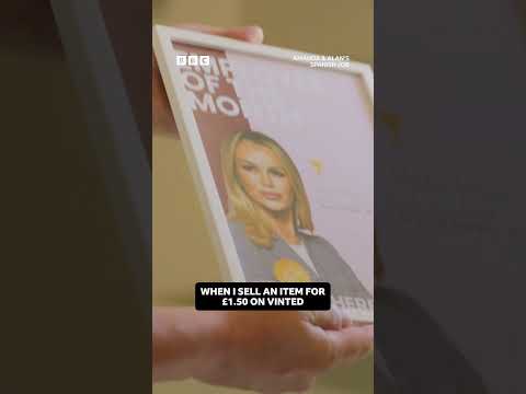 Alan presents a fake employee of the month award to Amanda - BBC