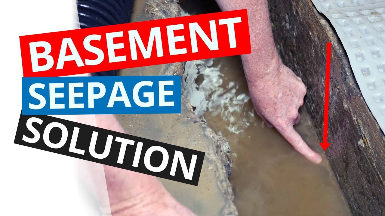 Wet Basement Solutions | Installing an Interior Drainage System