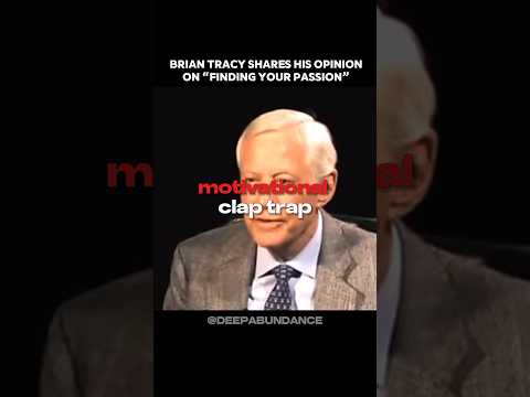 Brian Tracy reveals what finding your passion really means #briantracy #motivation #passion #success