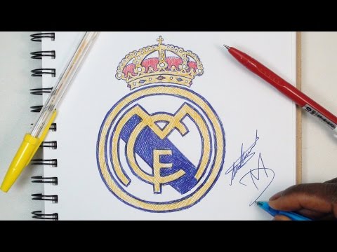 How To Draw The Real Madrid Logo | DeMoose Art