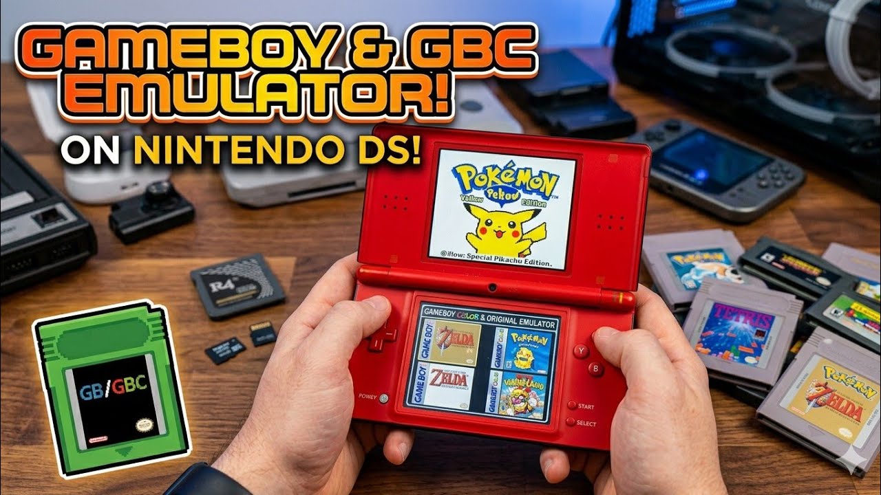 NDS Homebrew #5 - GameYob DS Emulator in 2024