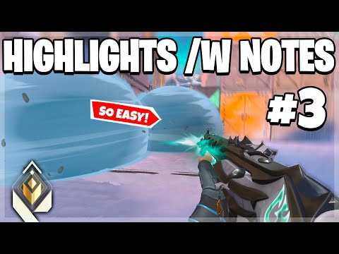 How I Play VALORANT /w NOTES #3 (Best Gamesense)