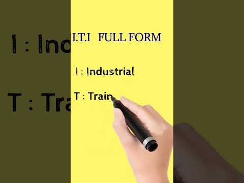 I.T.I Full form | full form of I.T.I | #full form |