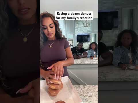 Donut challenge #reactionvideo #reaction #donuts