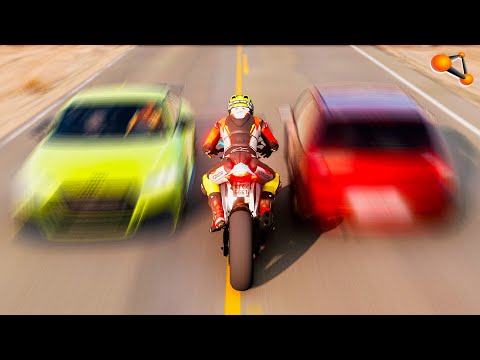 Motorbike Crashes - BeamNG drive
