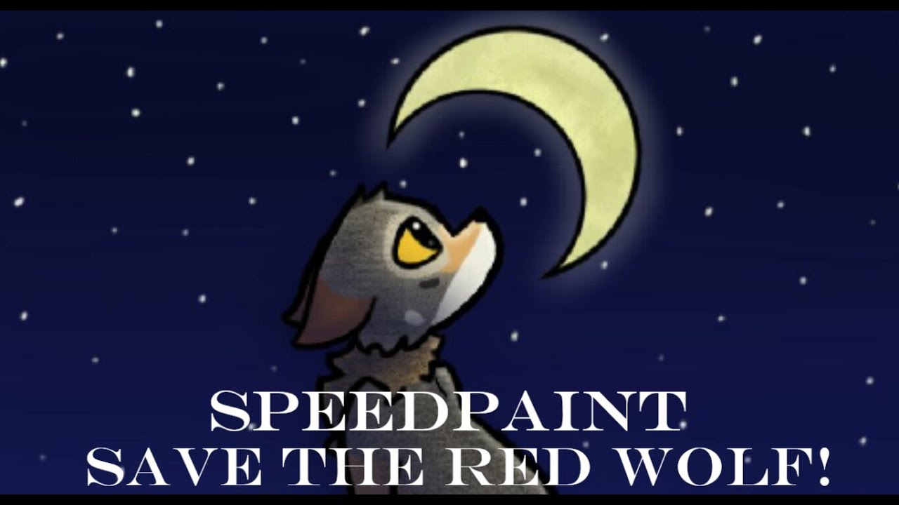 Save The Red Wolf Speedpaint & Commentary