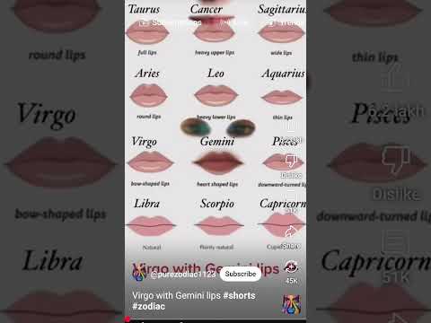 Virgo with Gemini lip 👄