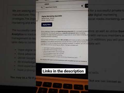 Make $65,000 Yearly Digital Marketing Remote Work From Home Job