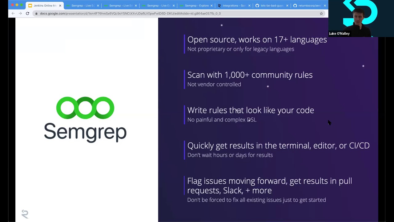 Jenkins Meetup: An open source security scanner for most languages