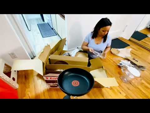 Unboxing T-Fal Non-Stick Pans 12 Piece Sets best I ever bought 👏 just for $50