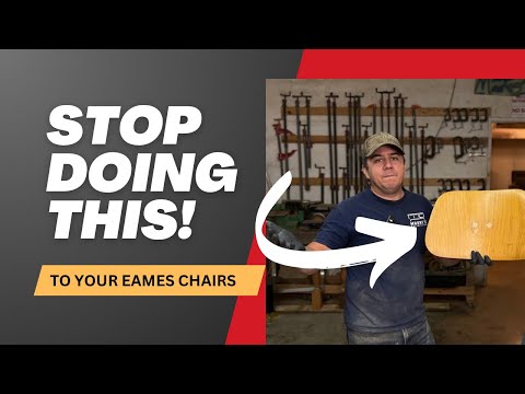 Eames LCW Chair Repair And Restoration- Part 1
