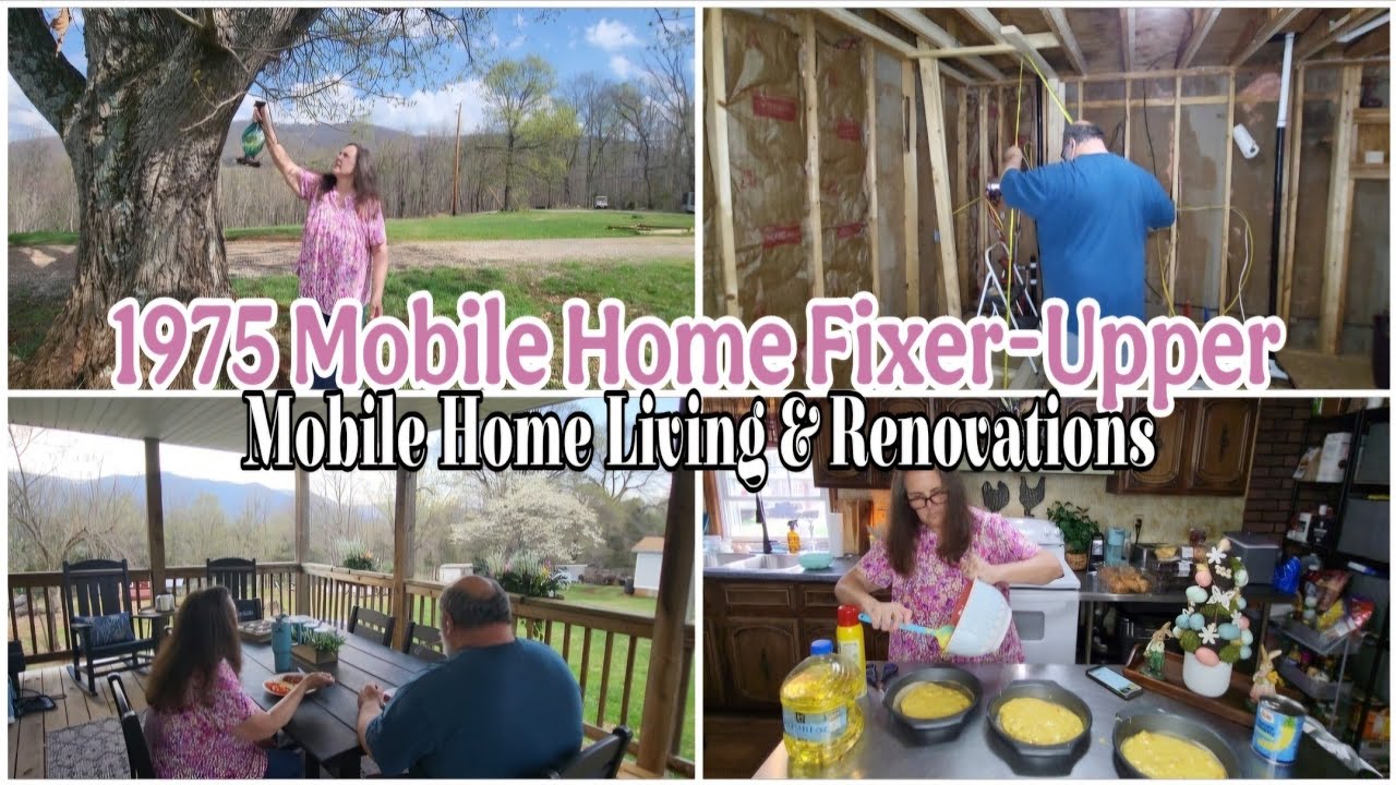 Living Life in a 1975 Doublewide Fixer-upper / Mobile Home Living & Renovations 