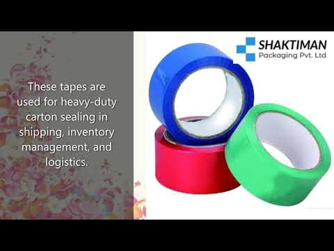 Adhesive Tapes and Their Types | BOPP Self Adhesive Tapes Manufacturers | BOPP Tapes