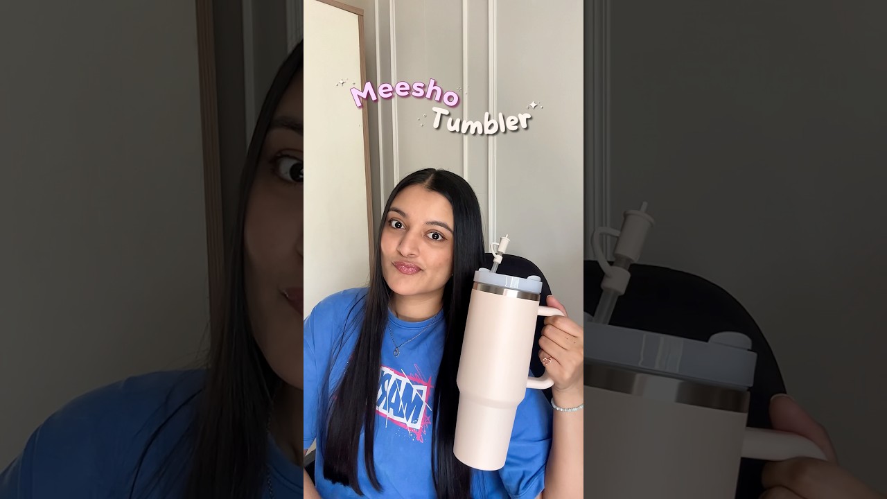 Meesho Insulated Tumbler✨ #meesho #stanleycup #portable #sipper #explore #fyp #youtubeshorts #shorts