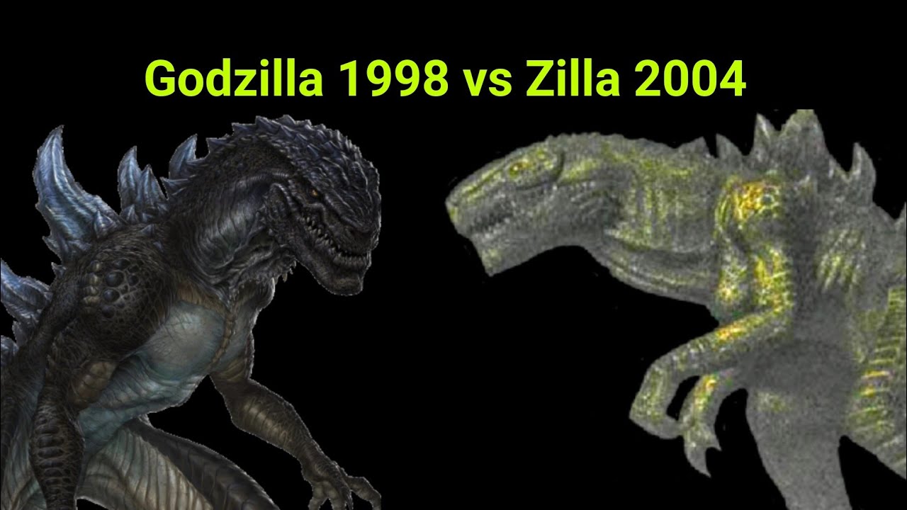 Godzilla 1998 and Zilla: differences