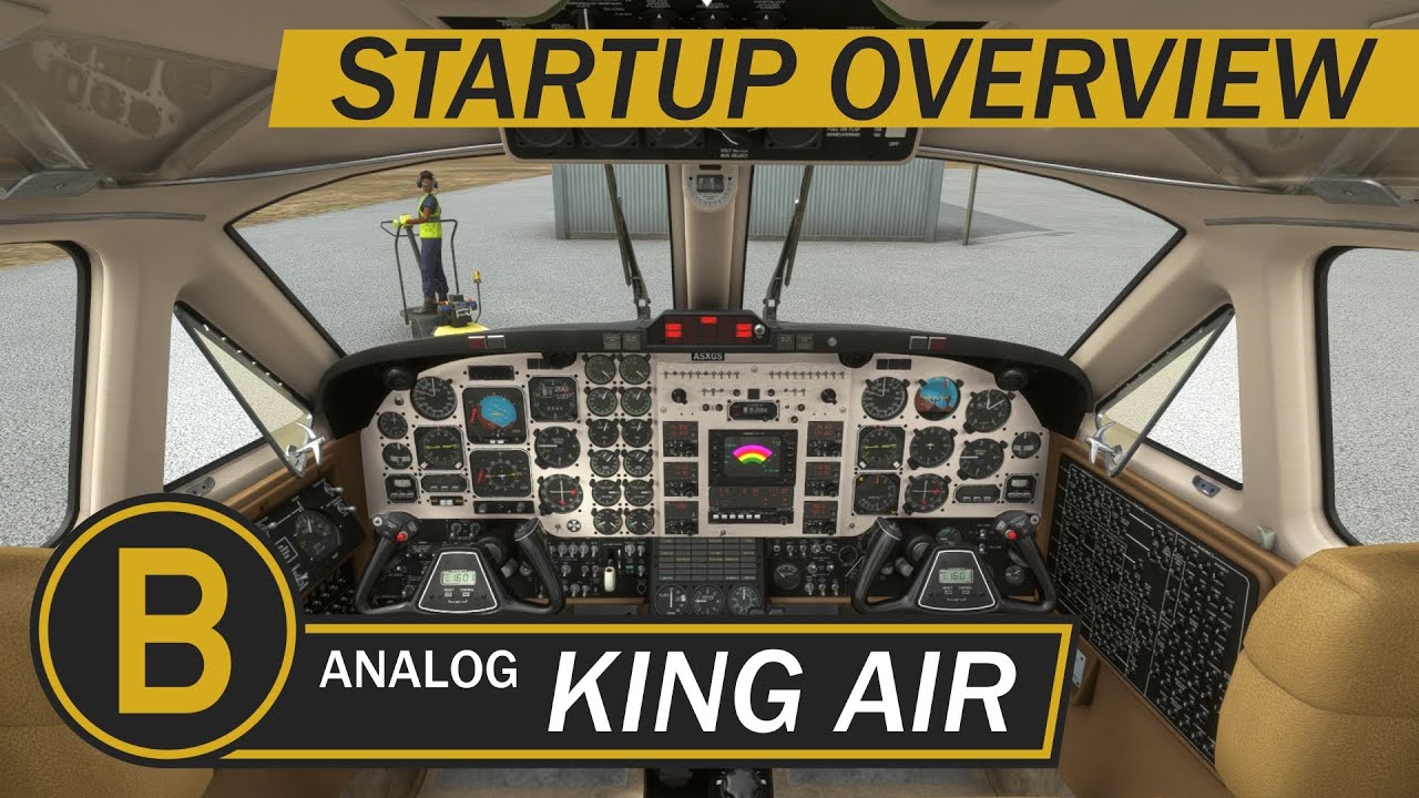 Analog King Air pack for MSFS
