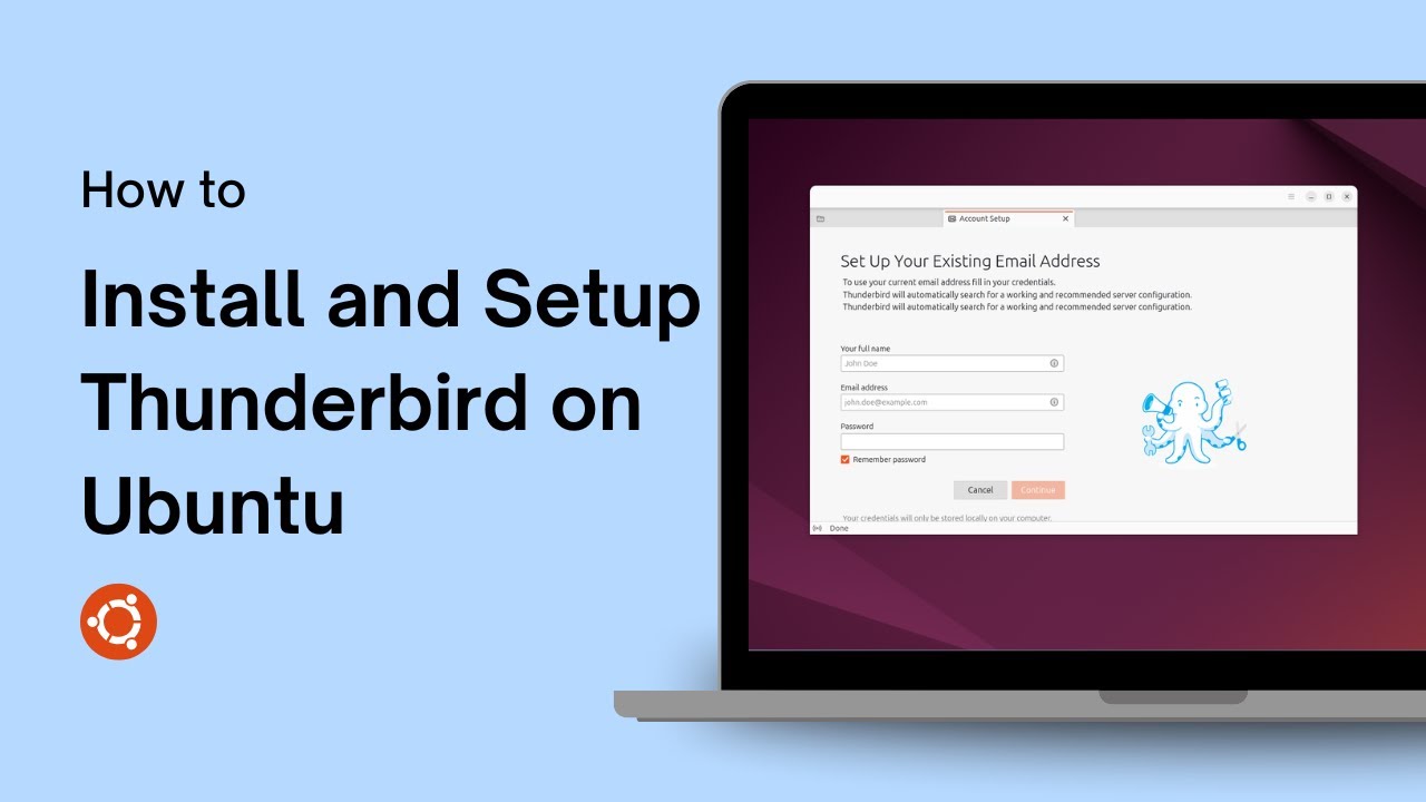 How to Install and Setup Thunderbird on Ubuntu 24.04 LTS