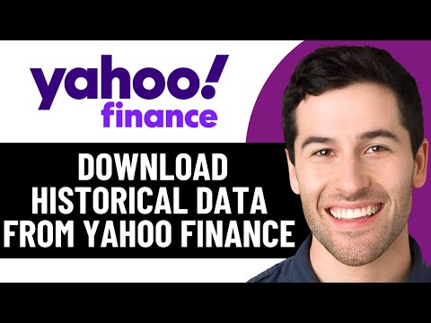 HOW TO DOWNLOAD HISTORICAL DATA FROM YAHOO FINANCE 2025! (FULL GUIDE)