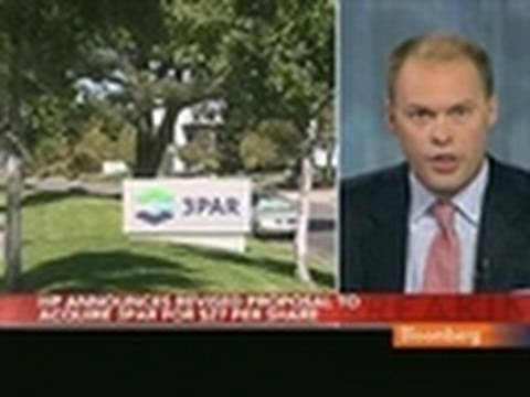 HP Reports Revised Proposal to Buy 3Par for $27 a Share: Video