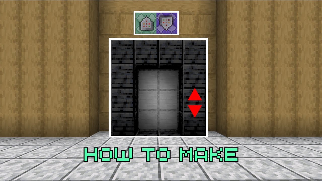 How to make a WORKING ELEVATOR in Minecraft!