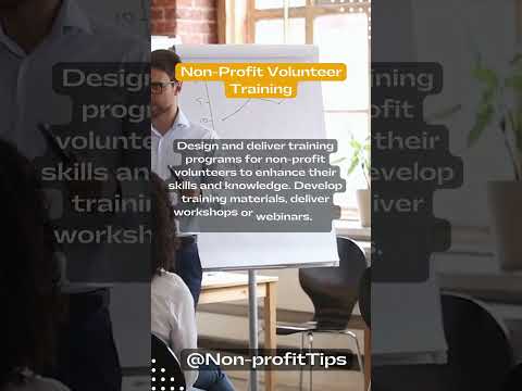 Non-profit Volunteer training