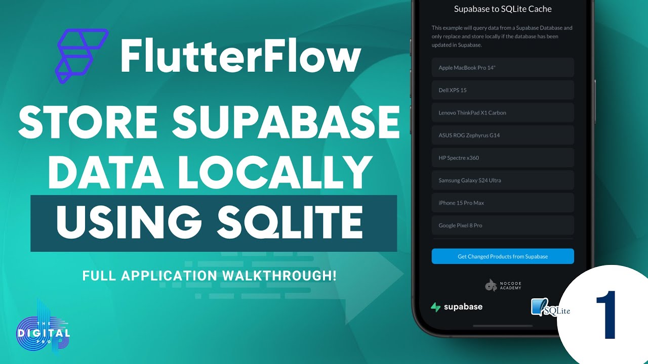 Using #Supabase Data in #SQLite using #FlutterFlow - Part 1