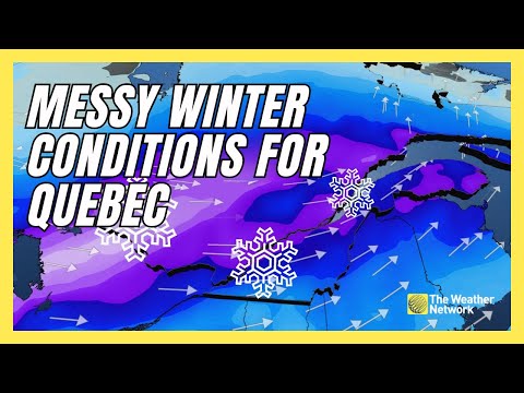 Messy, Snowy Friday Night Ahead for Southern Quebec