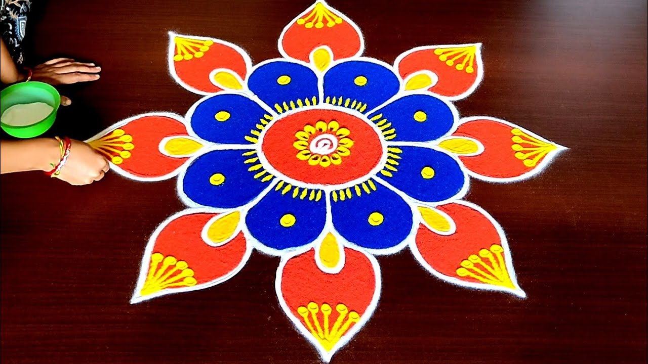 New Special Chukkala Muggulu For Sankranthi Pongal Muggulu - Blouse Designs