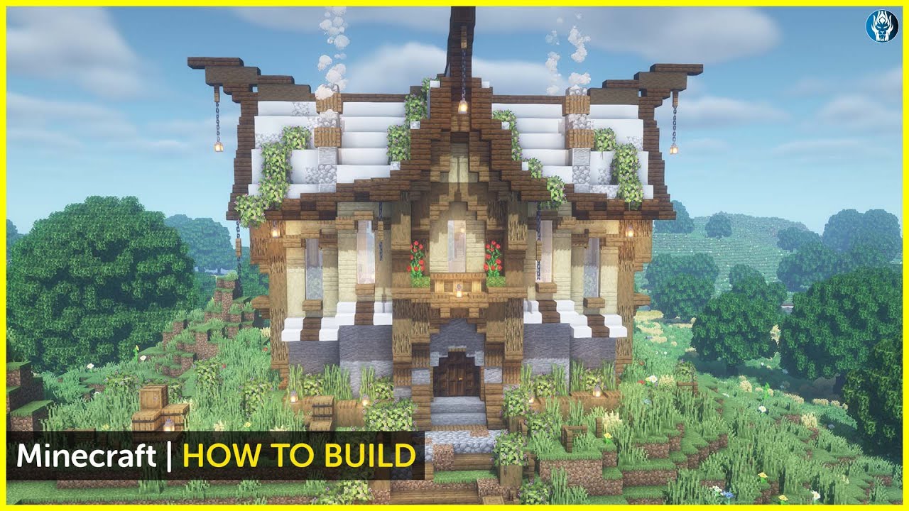 Minecraft How to Build a Fantasy House (Tutorial) - Minecraft Builders