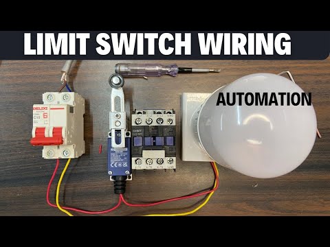 What is Limit Switch || Limit Switch wiring connection Explained @Mr.Electricdiy