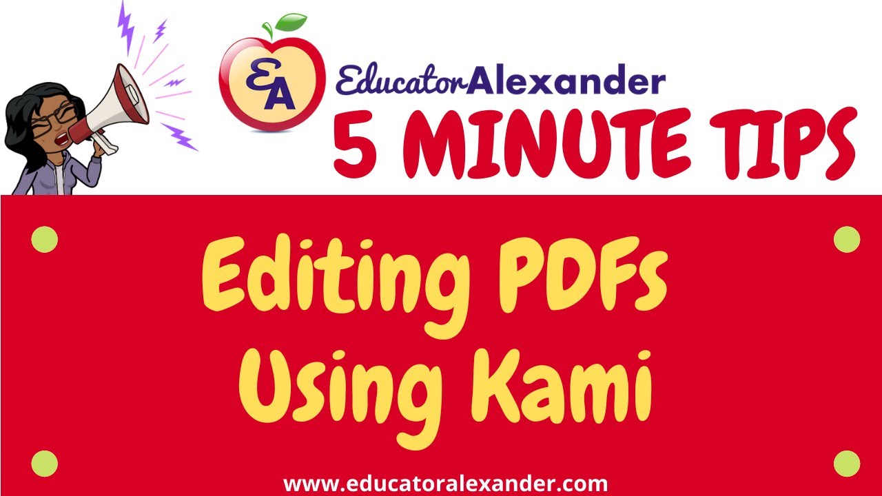 Editing PDFs Using Kami