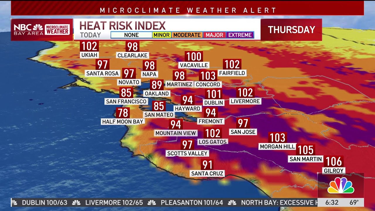 Forecast: More high heat inland