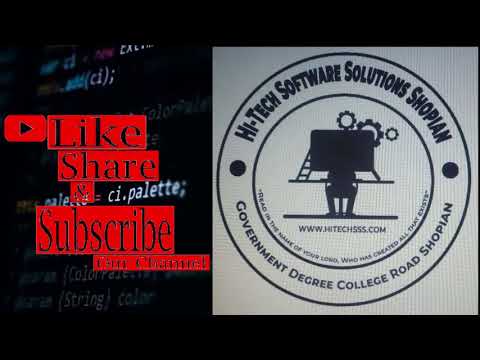 New Notice for Classwork || Hi-Tech Software Solutions ||#gagren_Shopian