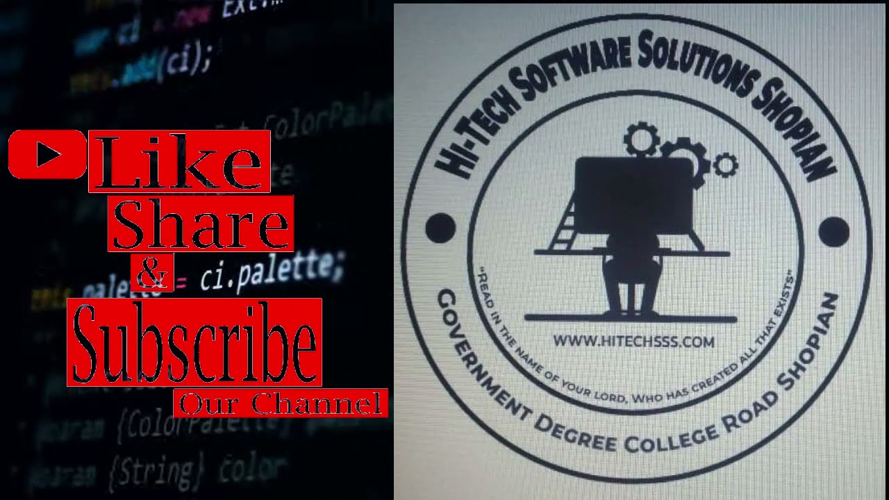 New Notice for Classwork || Hi-Tech Software Solutions ||#gagren_Shopian