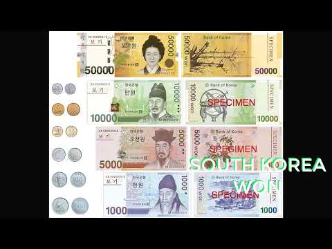 SOUTH KOREAN WON - Currency of The Country in The World