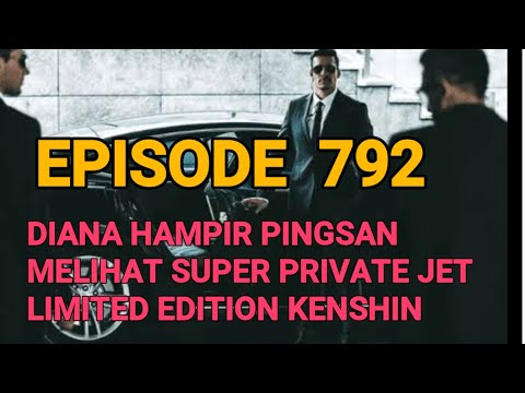 Merinding Diana terkaget seketika , melihat pesawat Kenshin, private jet limited edition,
