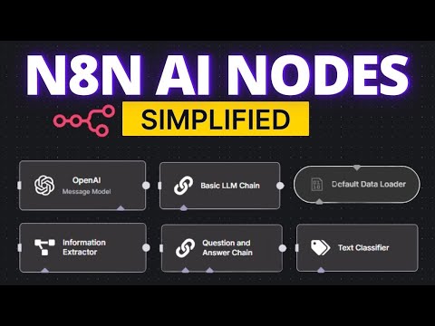 N8N AI Mastery | Every AI Node in n8n EXPLAINED | ONLY Guide You Need (Agents, RAG, Parsers & More)