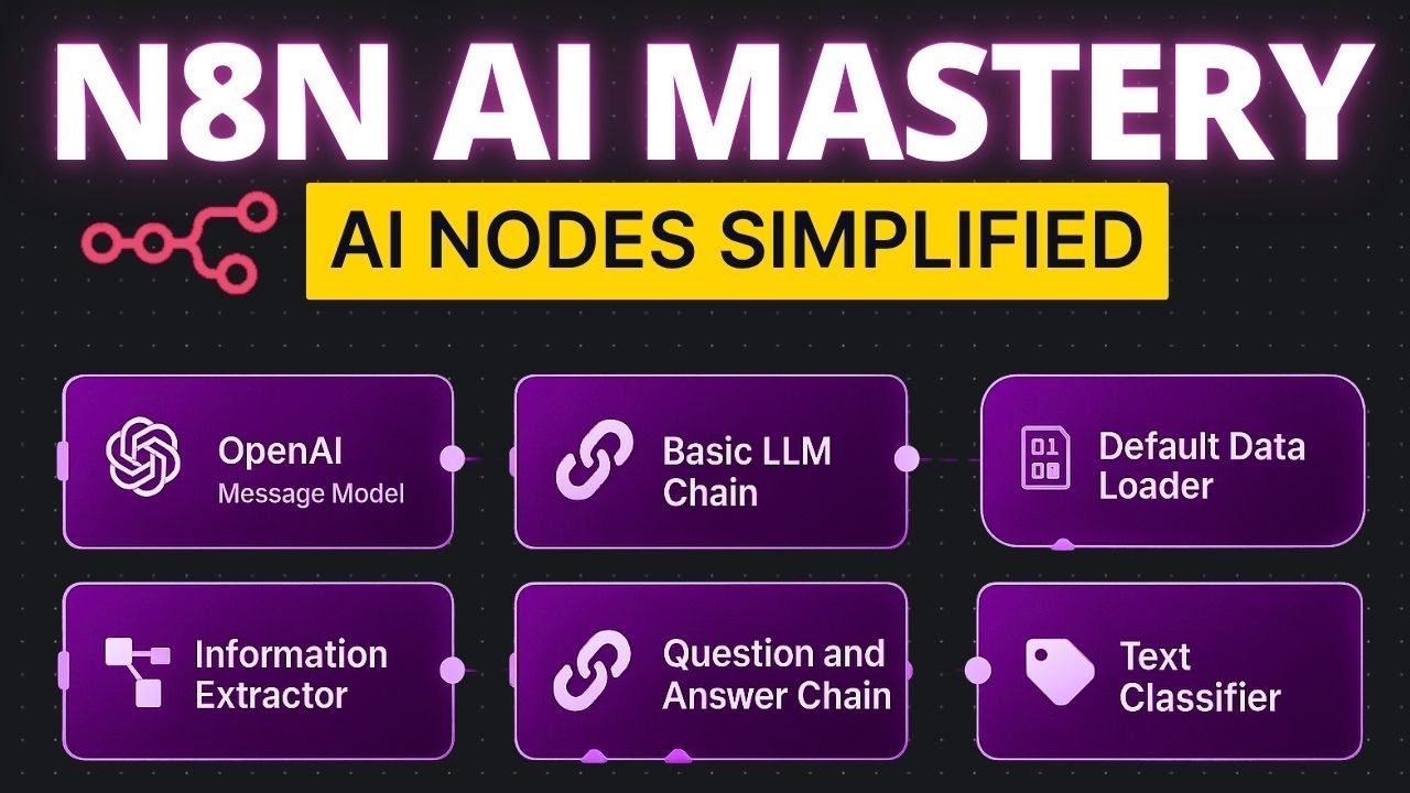 Ultimate Guide to Every AI Node in N8N: Unlocking the Power of AI ...
