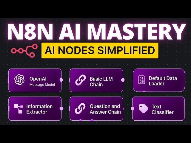 Ultimate Guide to Every AI Node in N8N: Unlocking the Power of AI ...