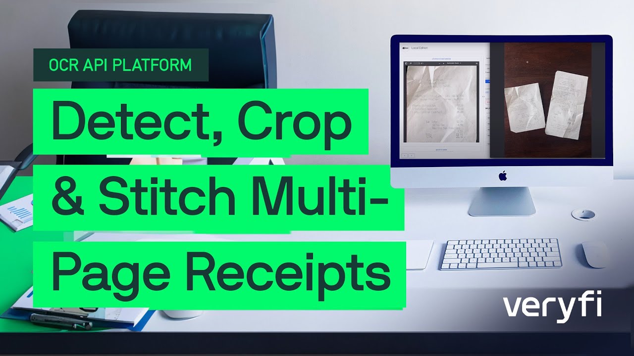 Detect, Crop & Stitch Multi-Page Receipts using Veryfi OCR API