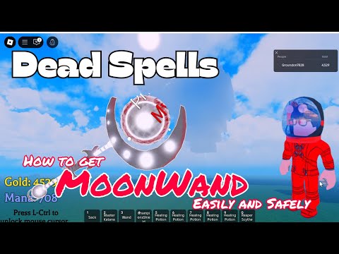 How to Get the MoonWand SAFE and EASY in Dead Spells! (Alien Samurai Guide)
