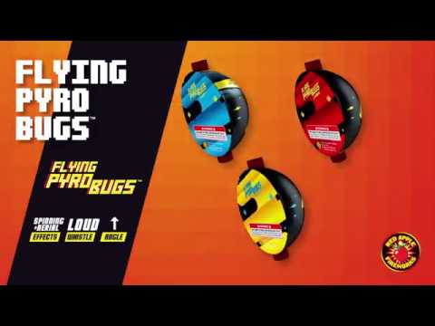 Flying Pyro Bugs™ | Dragonfly, Ladybug, Bumblebee Fireworks R-4754