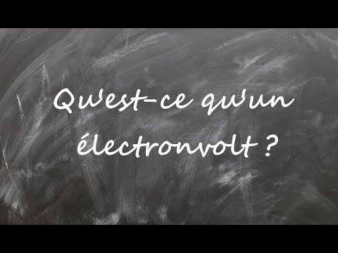 L'électronvolt