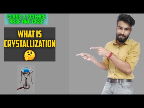 What is crystallization ll crystallization explain with full concept ll by Ronit Verma#science