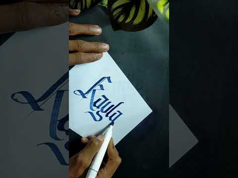 kaligrafi nama KAYLA.!#shorts #art #calligraphy